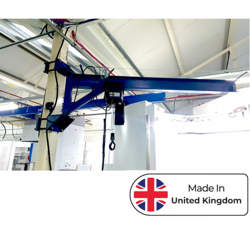 1000kg Column Mounted Jib Crane - Lifting Gear Direct